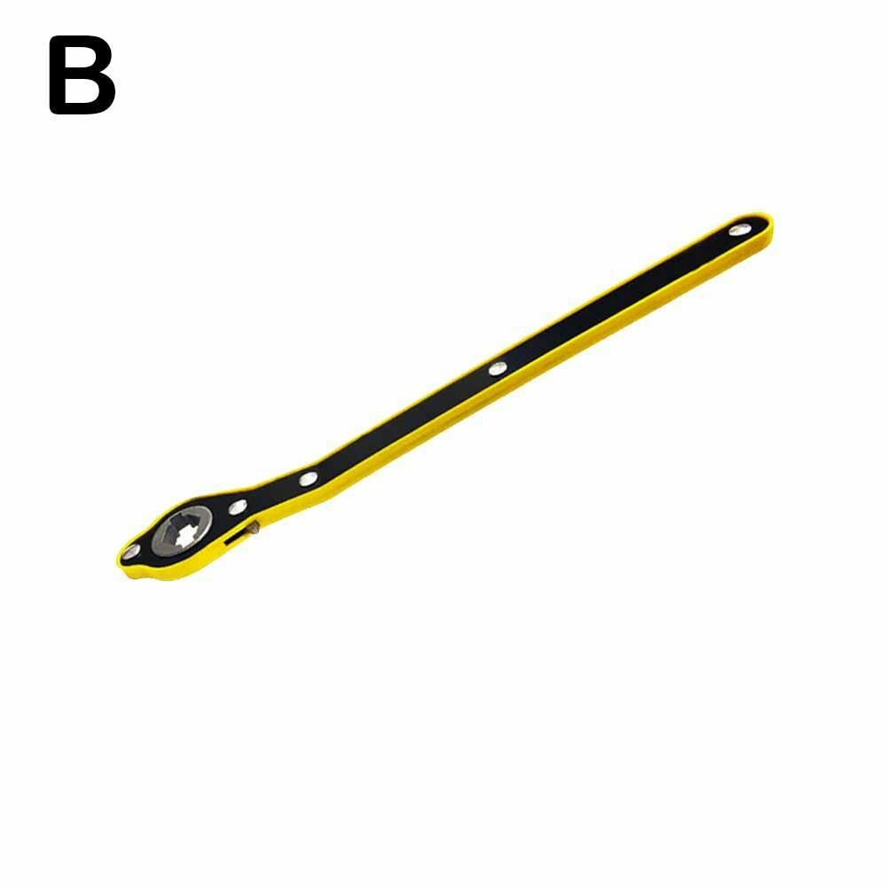 Ключ трещоточный для домкрата, Совместим с болтами и гайками различных размеров.