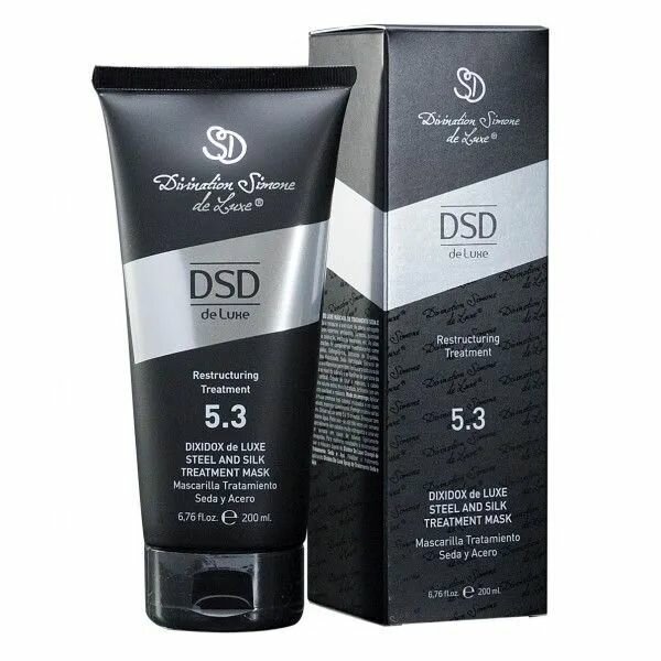 DsD de Luxe - 5.3 Steel and Silk Treatment Mask Восстанавливающая маска Сталь и шелк 200 мл