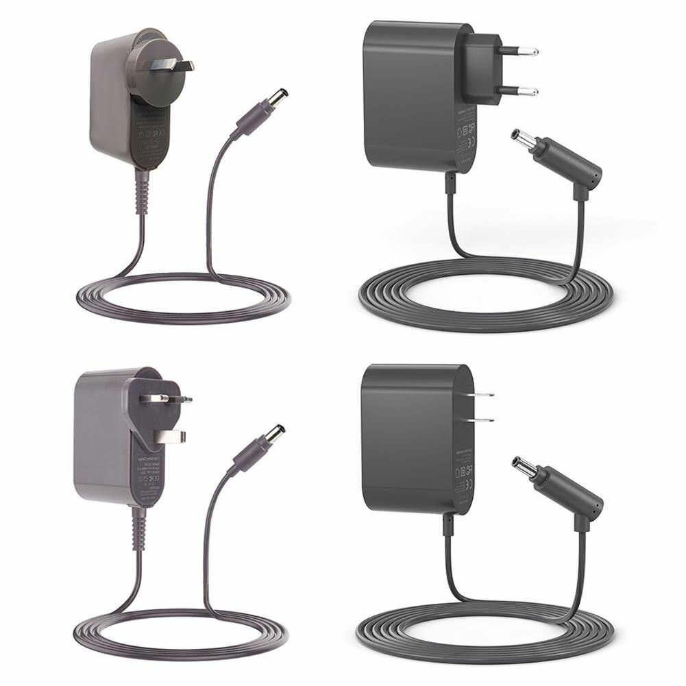 Новое зарядное устройство с серым индикатором 24V 17V 0.348A подходит для беспроводного пылесоса Dyson Dyson в Великобритании, Европе и Австралии