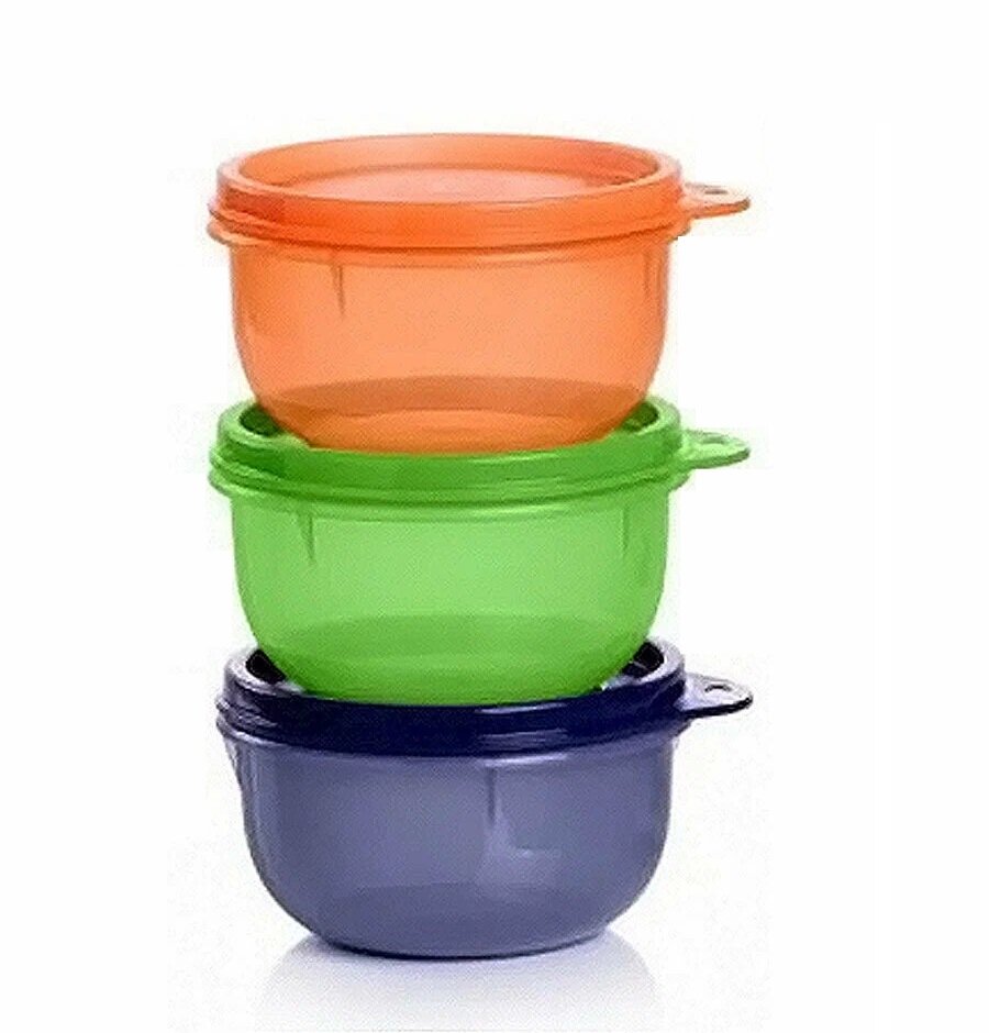 Набор замесочных блюд "Мини" 250 мл, с крышками (3шт.) Tupperware
