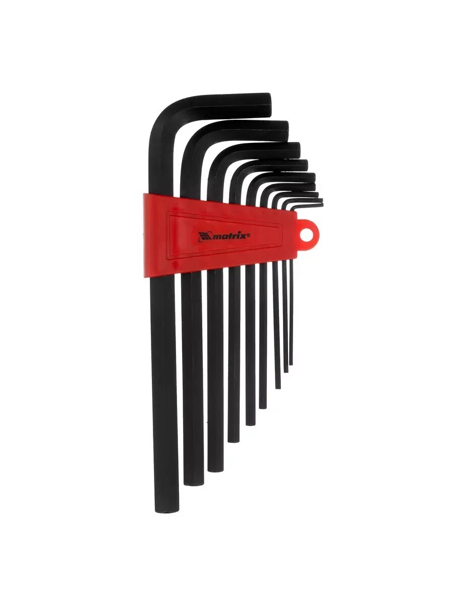 Набор ключей шестигранников 2-12 мм (имбусовые) удлиненные