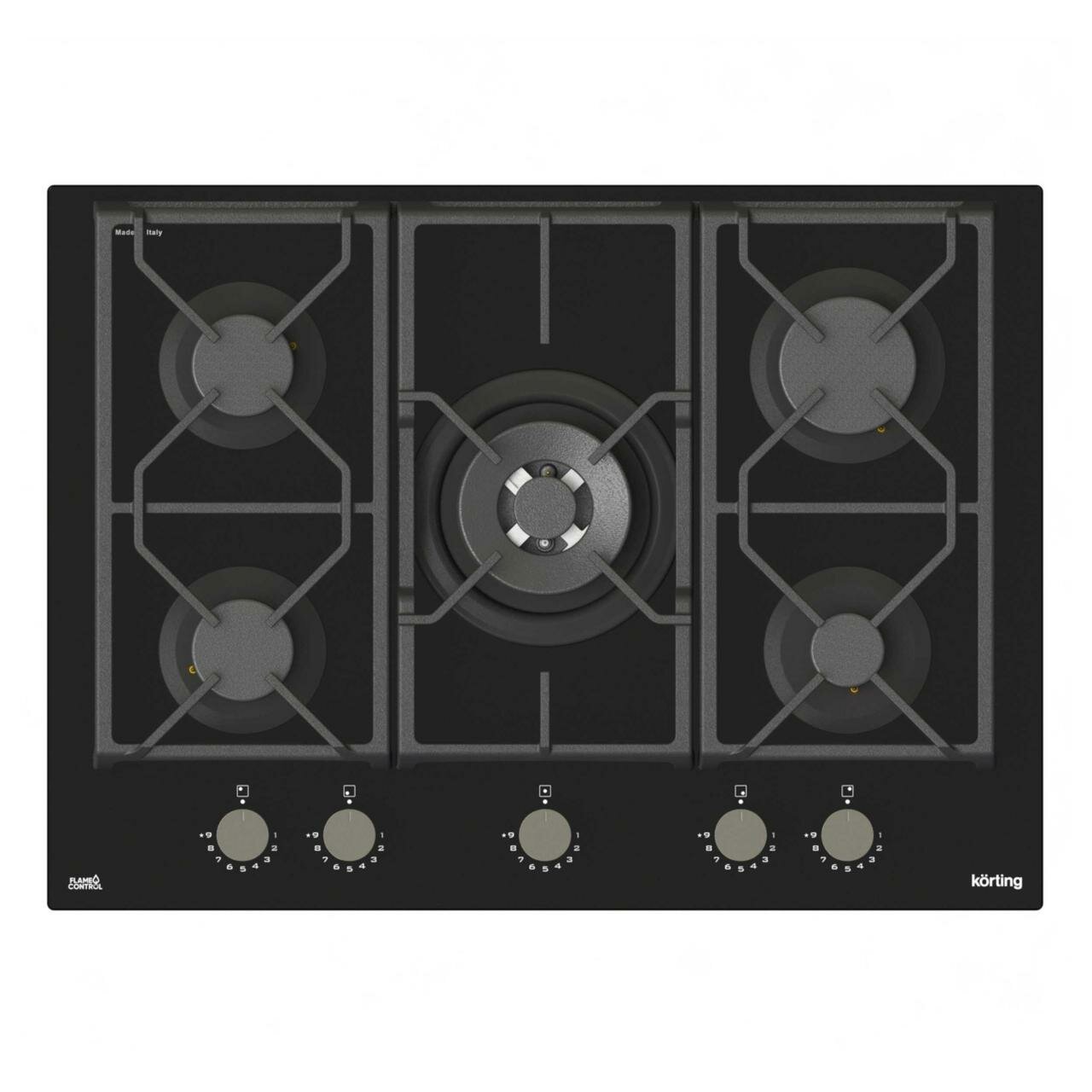 Газовая стеклянная варочная панель Korting HGG 7987 CTN FLC RU