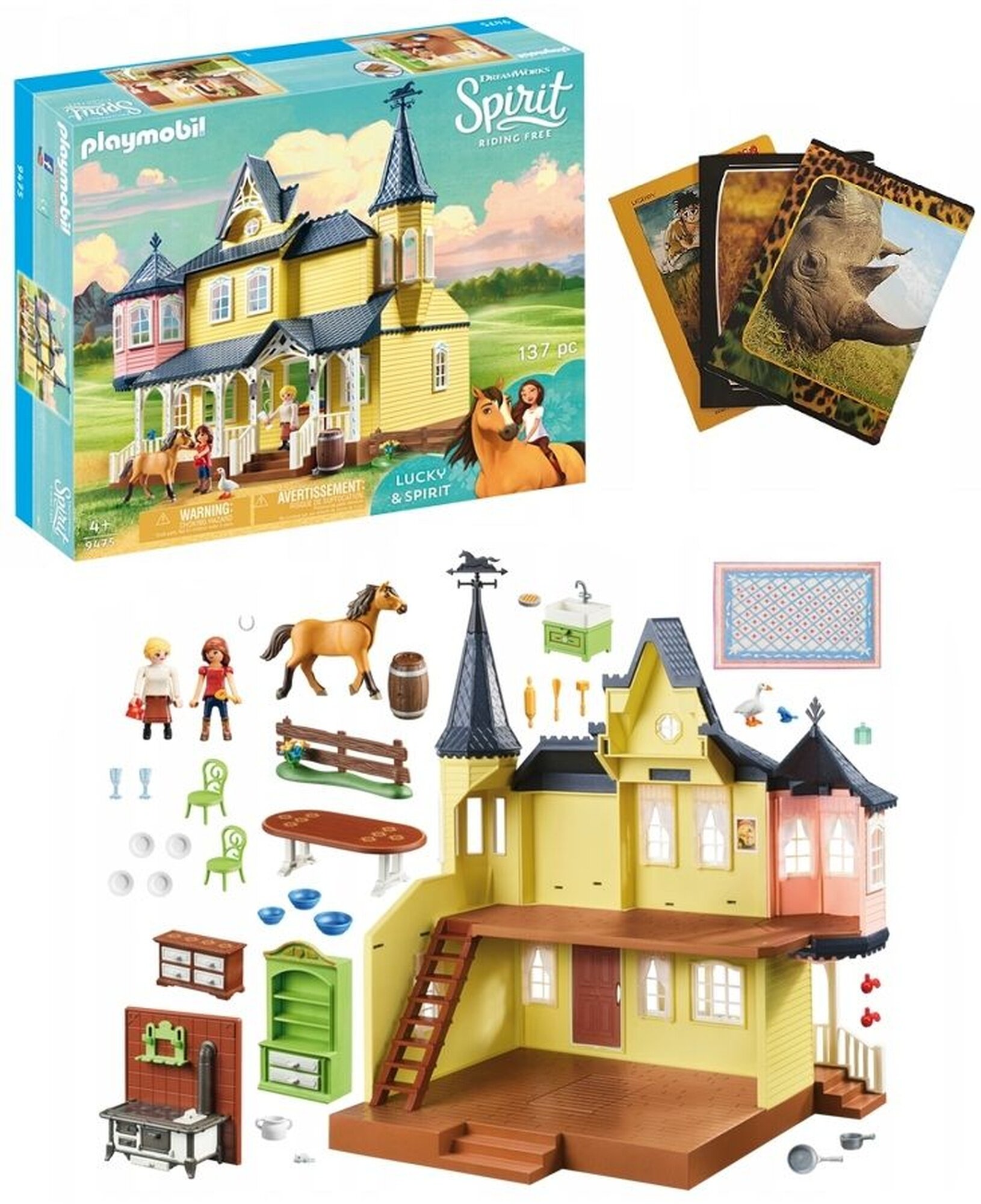 Конструктор Playmobil Spirit - Счастливый дом Lucky - Плеймобиль 9475