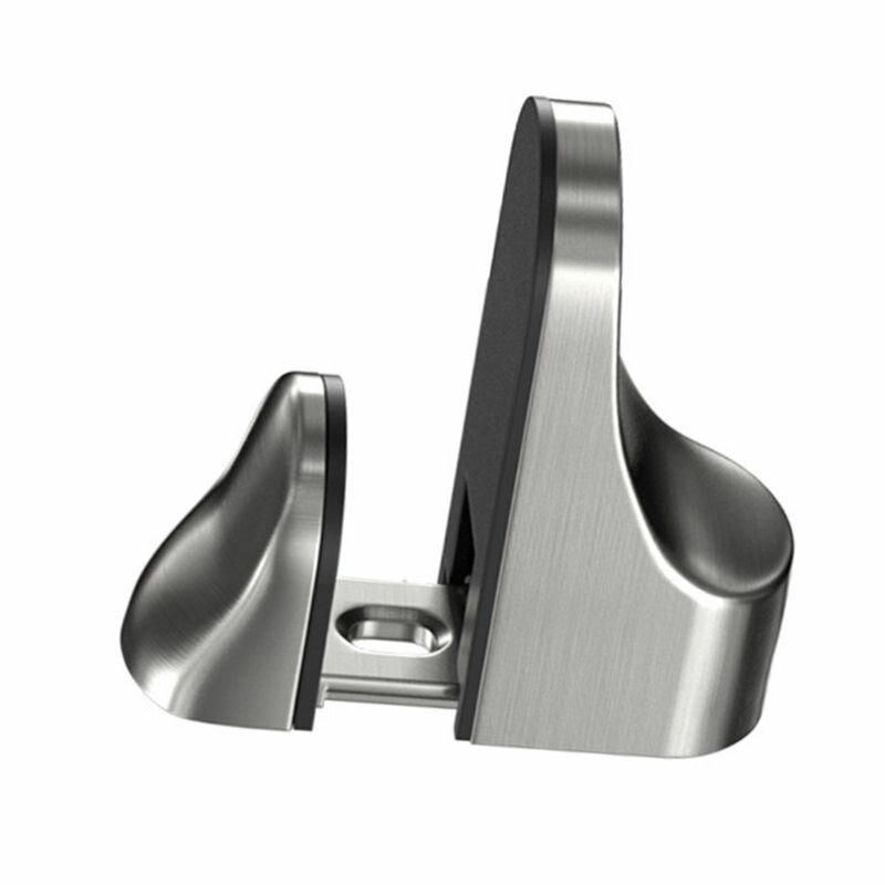 Регулируемый кронштейн для ламинирования утконоса из закаленного стекла с подвижной деревянной доской-матовый никель