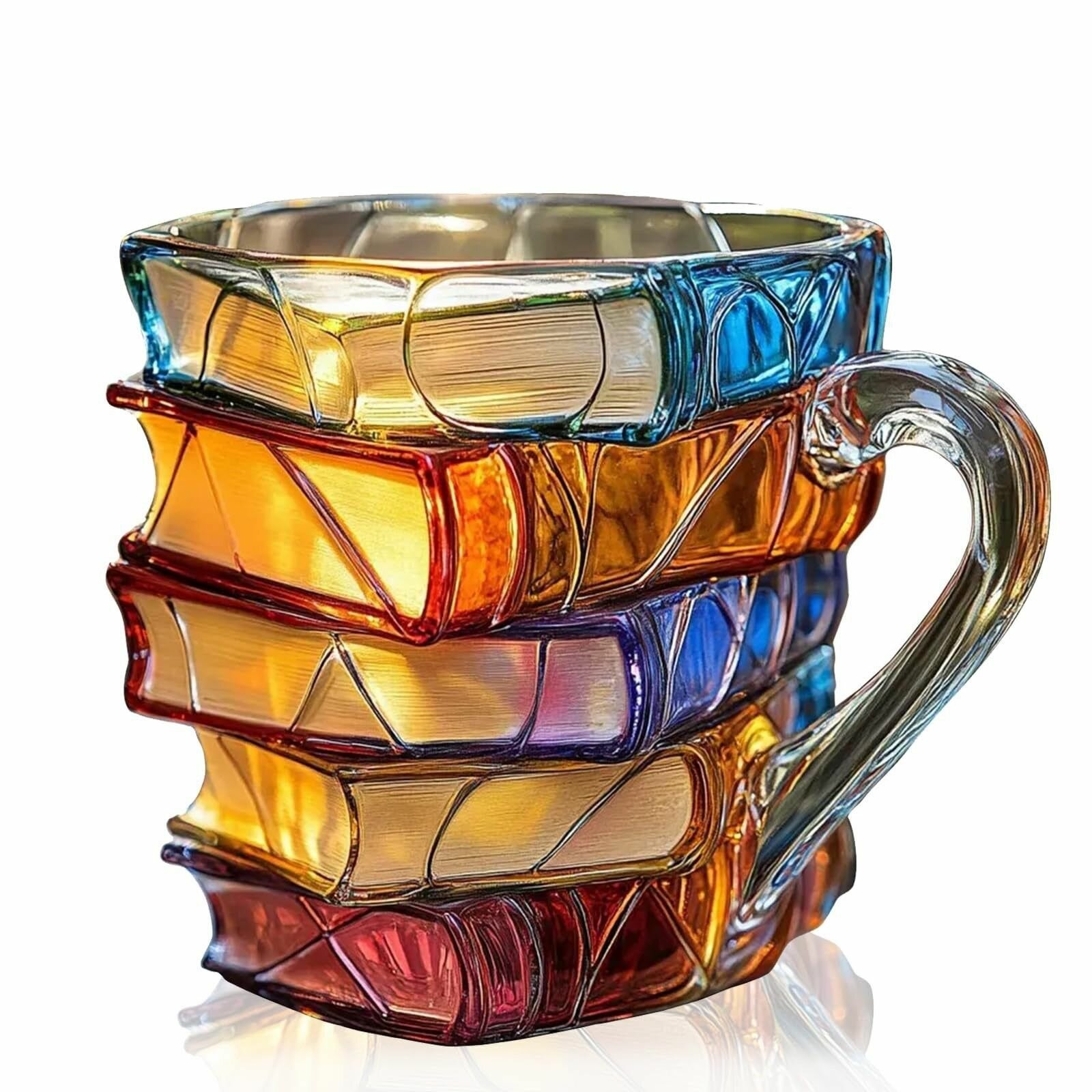 Кружки с росписью, кофейные кружки с 3D книгой.