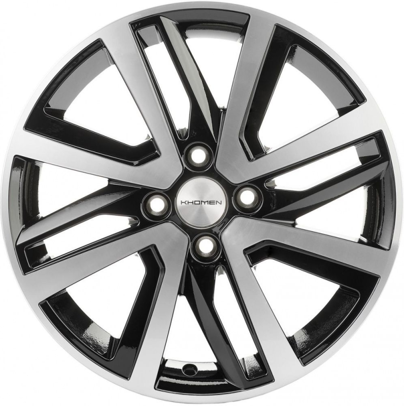 Диск колесный Khomen Wheels KHW1609 (Xray) 6,0x16 4x100 Dia60.1 ET41 цвет Black-FP