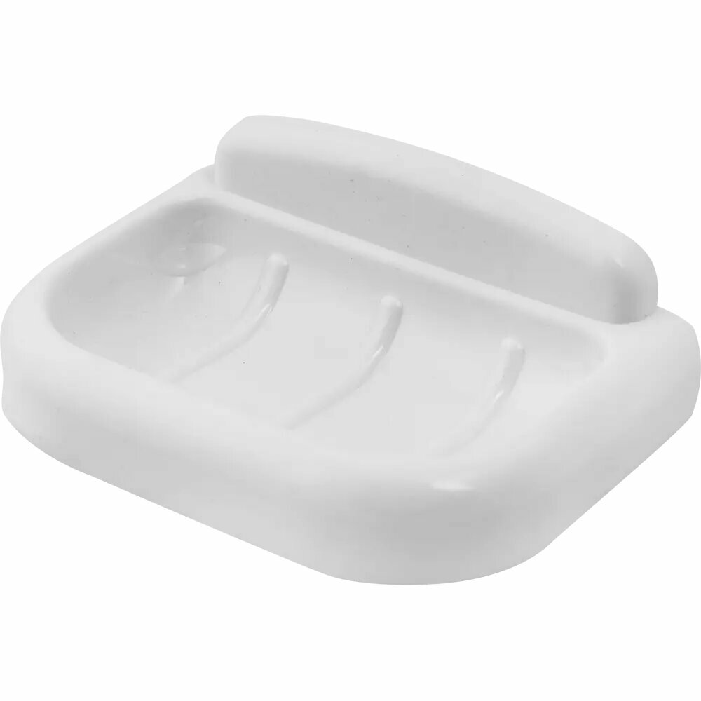 Мыльница подвесная Prime , пластик, цвет белый