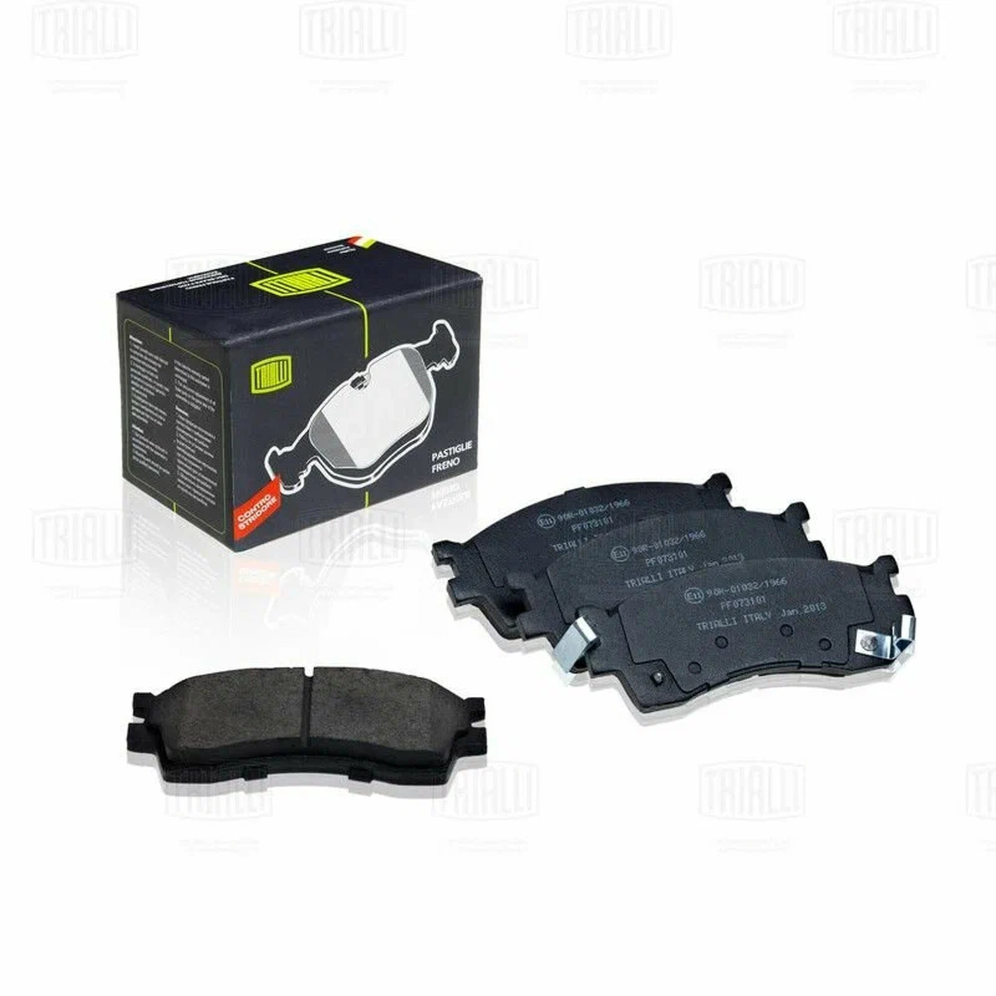 Колодки тормозные дисковые передние TRIALLI PF073101 для а/м Kia Rio/SHUMA