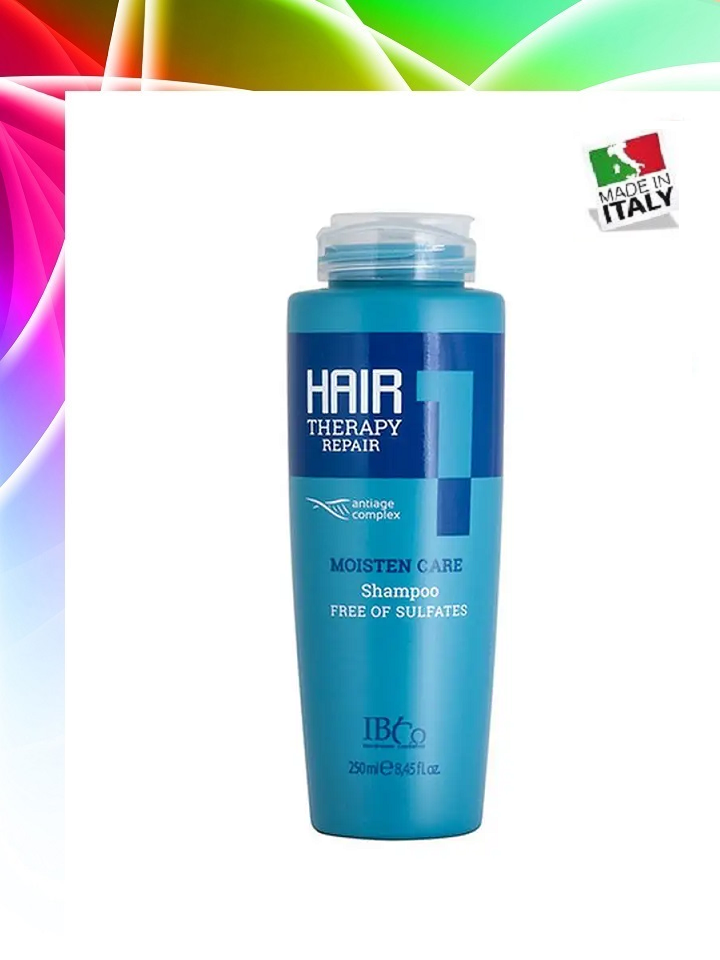 Шампунь-эликсир для увлажнения волос IBCo REPAIR MOISTEN CARE SHAMPOO SULFATE FREE 250 мл