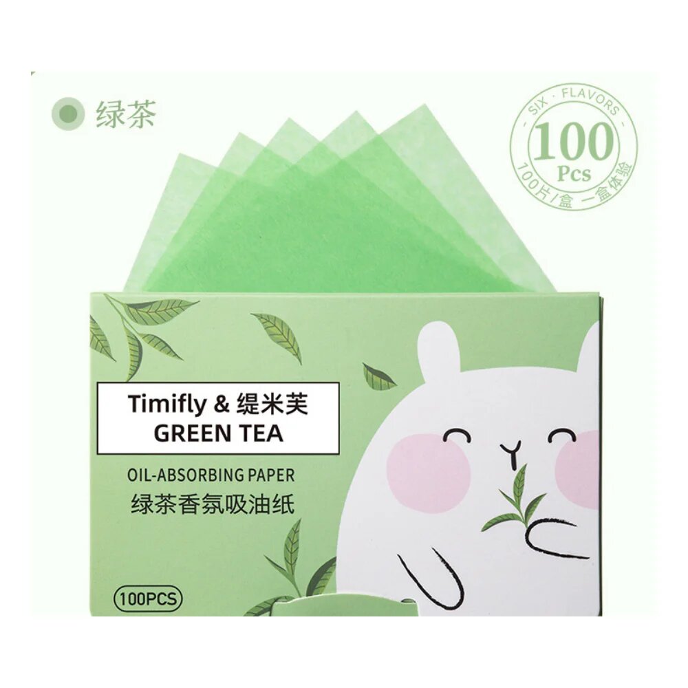 Промокательная бумага для лица ZHUXAOWAN Green