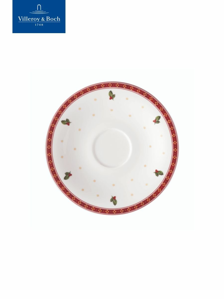 Блюдце новогоднее 17 см, Toy's Delight Specials, Villeroy & Boch, Премиум-Фарфор