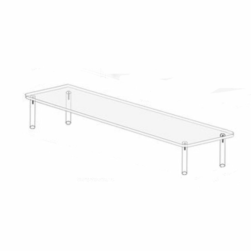 Стеллаж для хранения фигурок и моделей из прозрачного пластика-акрила — полка для кукол, глины и миниатюр для дома