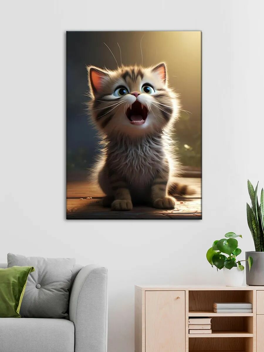 Картина на стену "Коты", 50х70 см