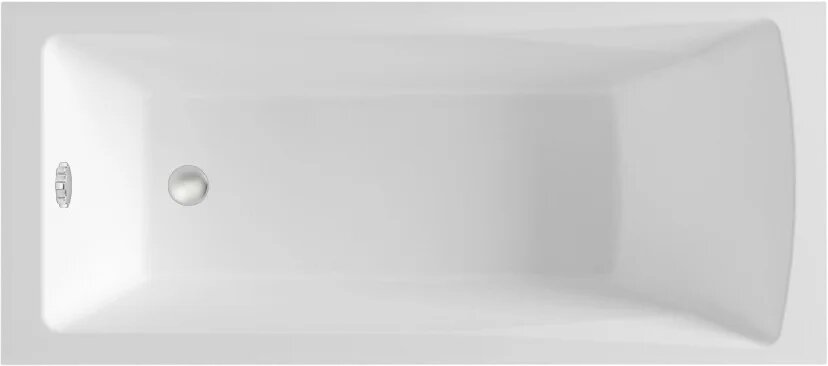 Акриловая ванна Lavinia Boho One 170x75, с каркасом, пристенная, встраиваемая, белая, глянцевая, прямоугольная