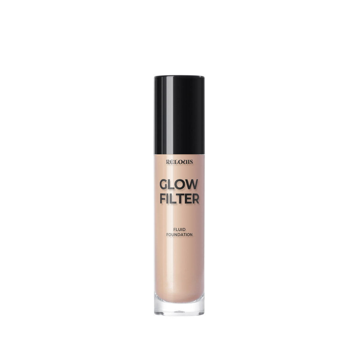 Тональный крем для лица флюид Relouis Glow Filter Fluid Foundation сияющий тон 02 Natural Beige