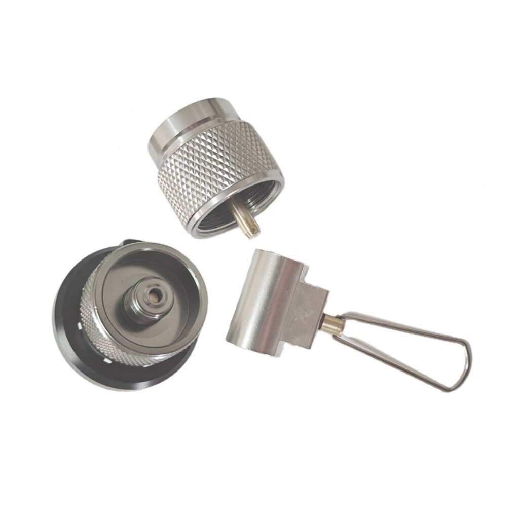 Комплект из 3 предметов, разъем для подключения наружного кассетного газового баллона