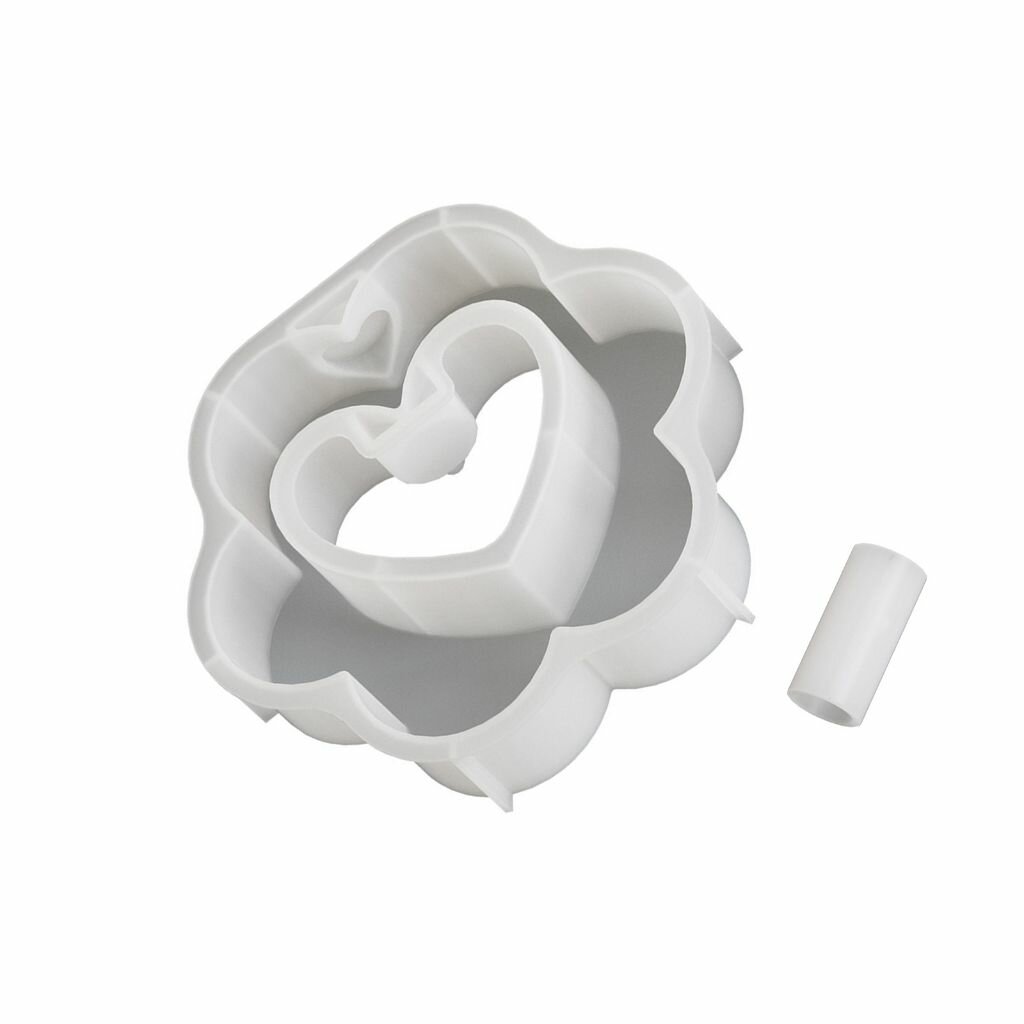 Силиконовые формы для гидропонных растений "Сердечки", - цветы-сердечки