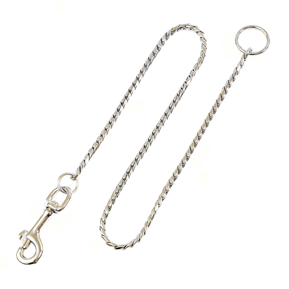 Поводок-цепочка-кобра для собак, ZooOne, без ручки хром 2мм*50см, BP-S-50 X