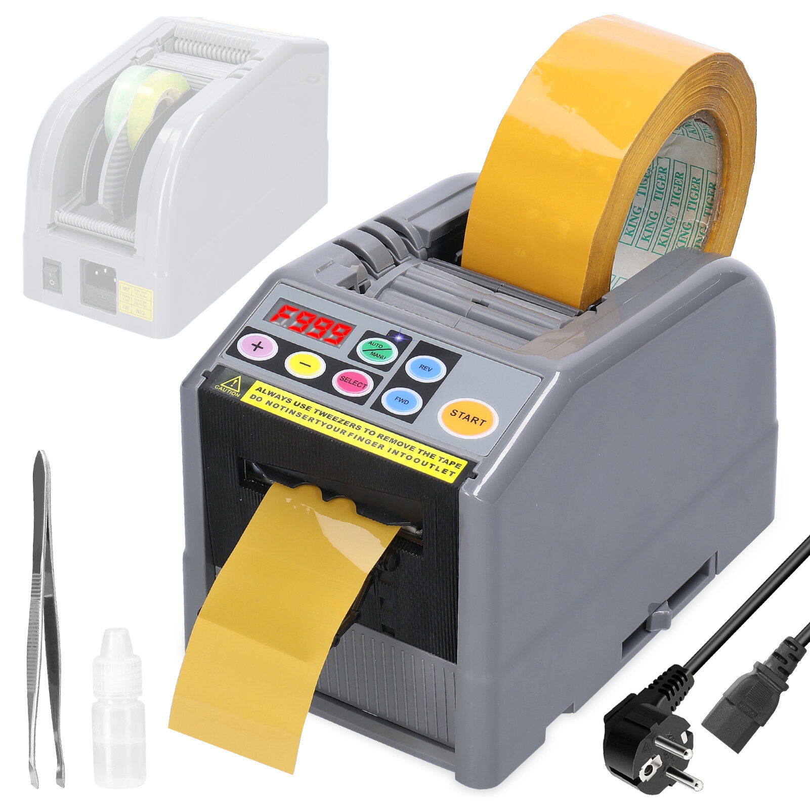 6-60 мм Ширина 5-999 мм Длина Автоматический резак для прозрачной защитной пленки