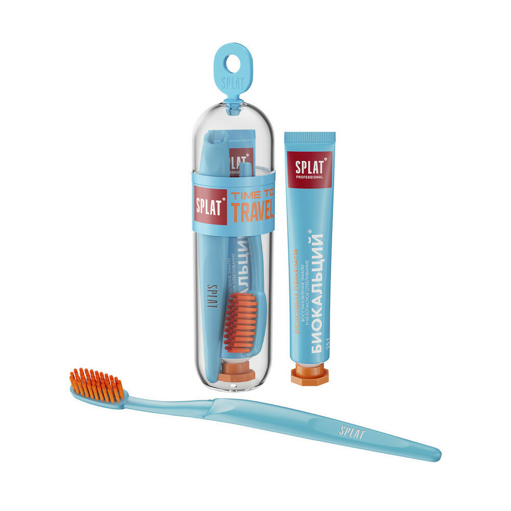 Набор дорожный Splat Travel зубная паста + щетка, 25г