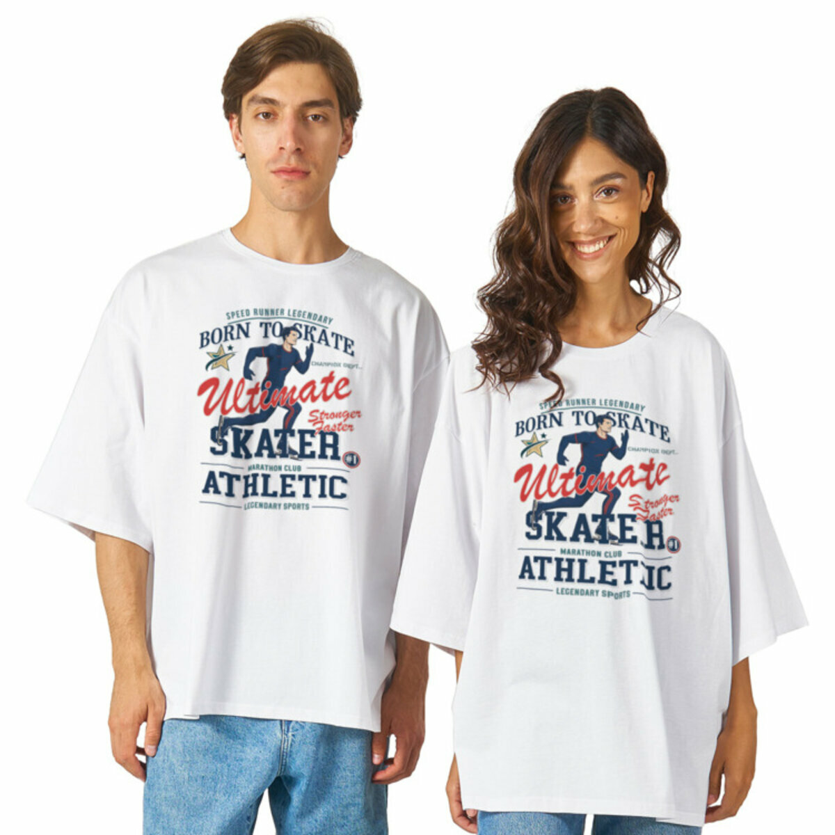 Футболка спортивная FUN.RU Оверсайз