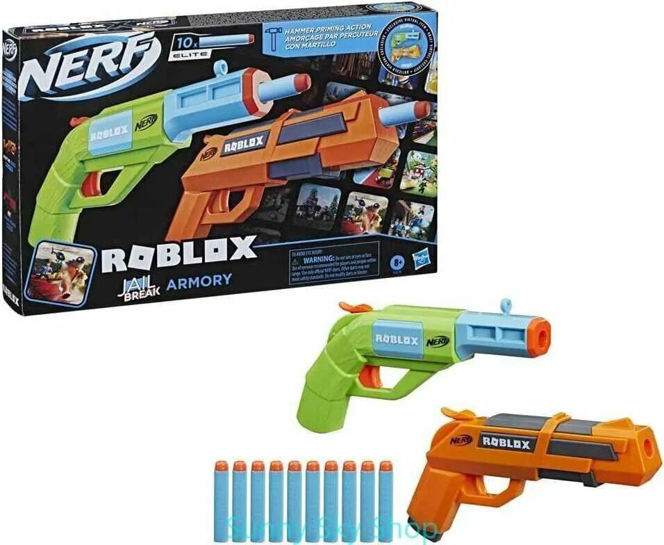Nerf & Roblox Jailbreak - Набор игрушечного оружия, подарок для детей