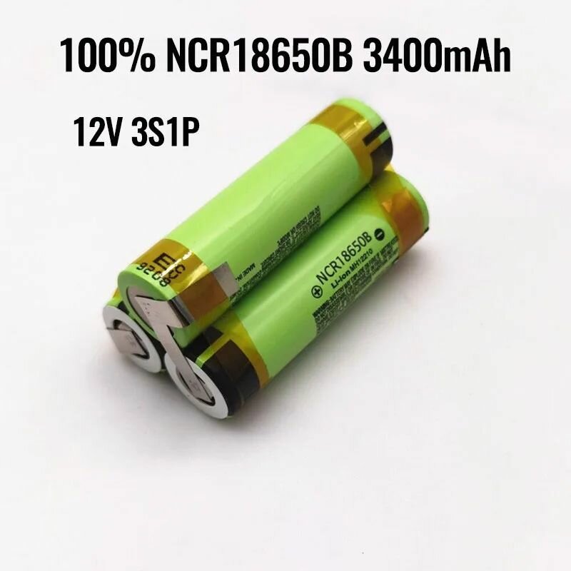 Новый оригинальный 3S 3S2P 12V 16.8V 21V 25V аккумулятор NCR18650B 6800mah 20A разрядного тока для аккумулятора отверта Shura=v=
