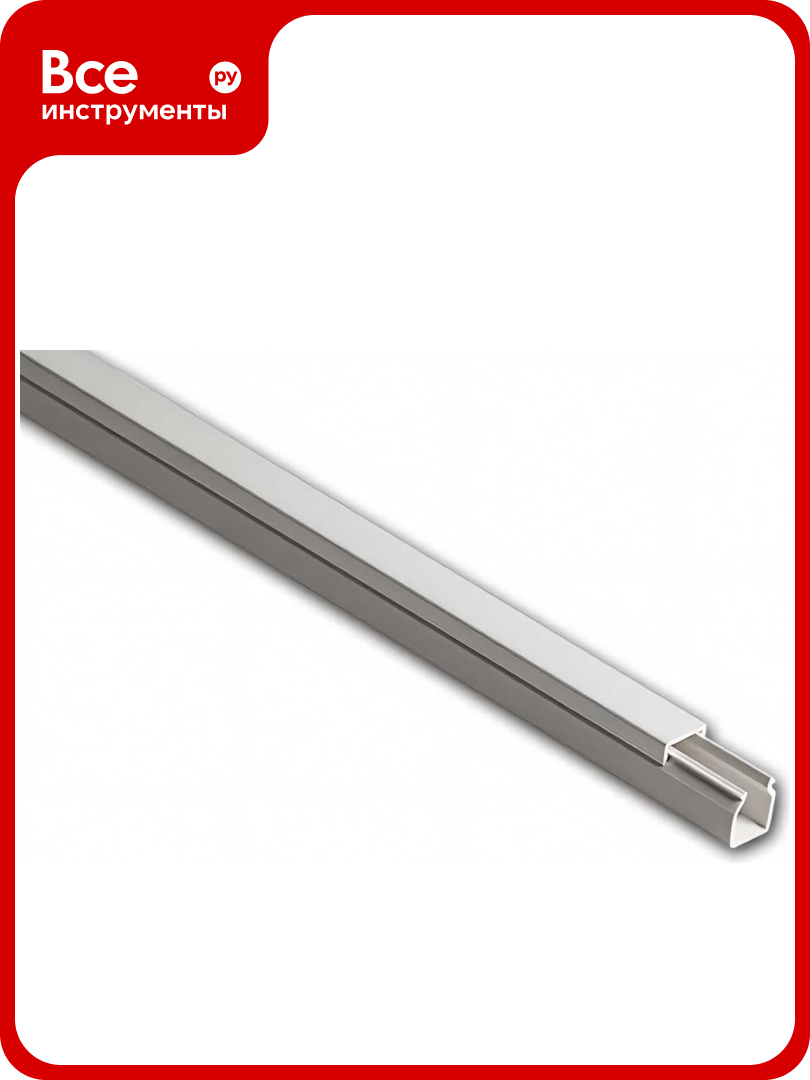 Кабель-канал Рувинил L2000, пластик, белый РКК-32х16 32x16