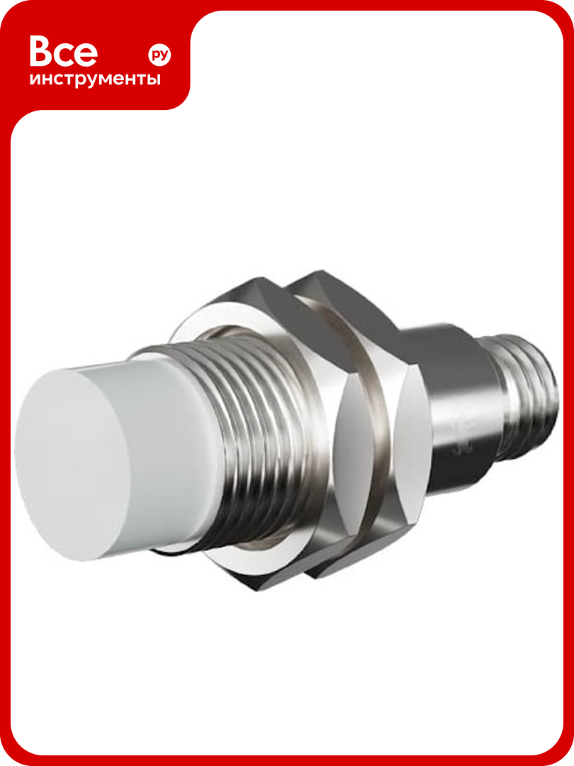 Индуктивный датчик Prompower KT118-D16NB-DS1253-LY, M18, NPN-NC, цилиндрический корпус, диапазон температур