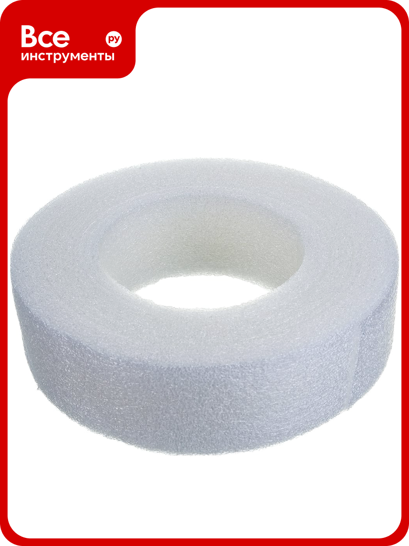 Самоклеящаяся лента для окон UNIBOB 50 мм х 2 мм х 10 м пенополиэтилен 215037