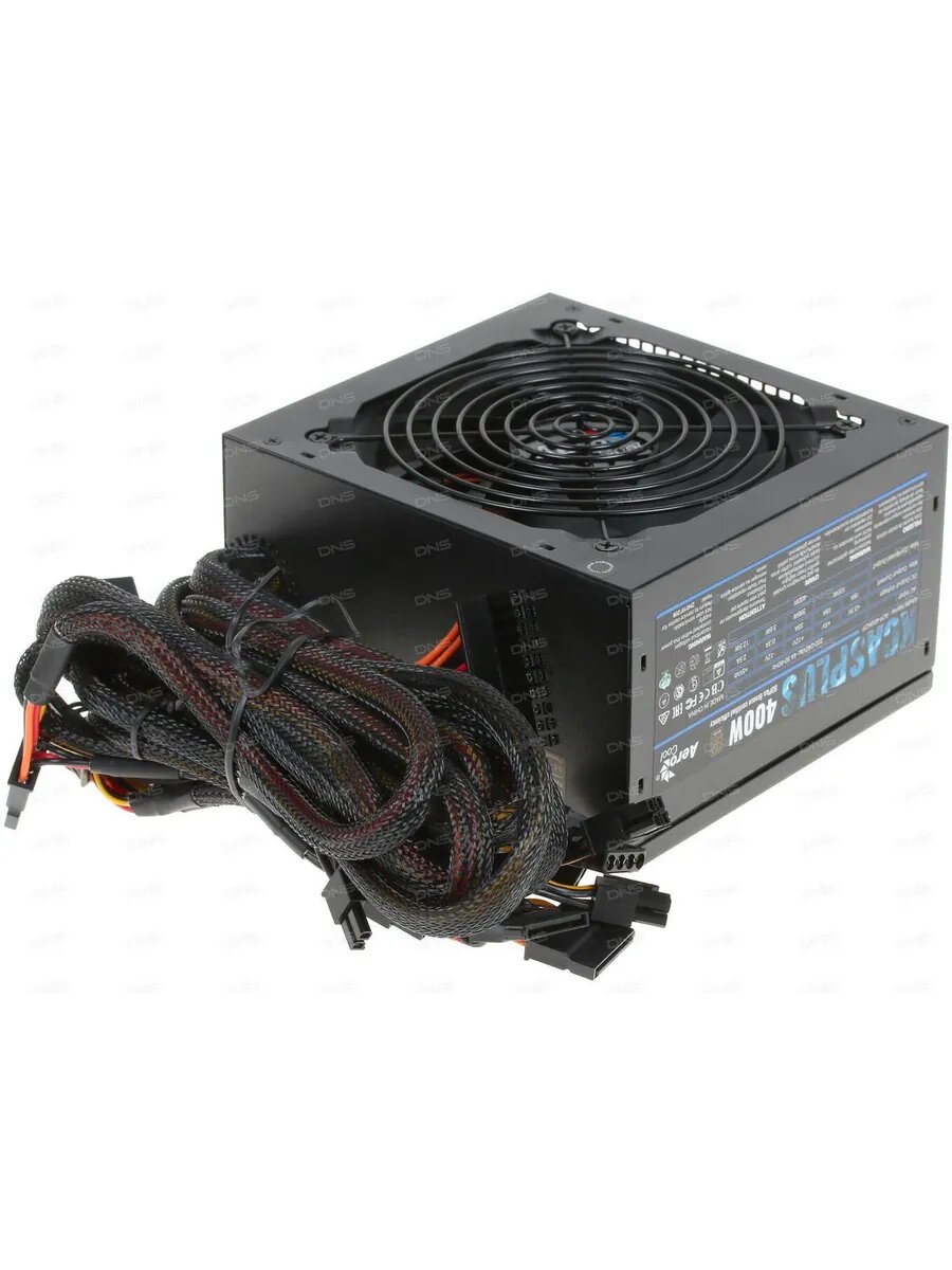 Блок питания KCAS+ KCAS-400 PLUS черный - 400 Вт, 80+ Bronze