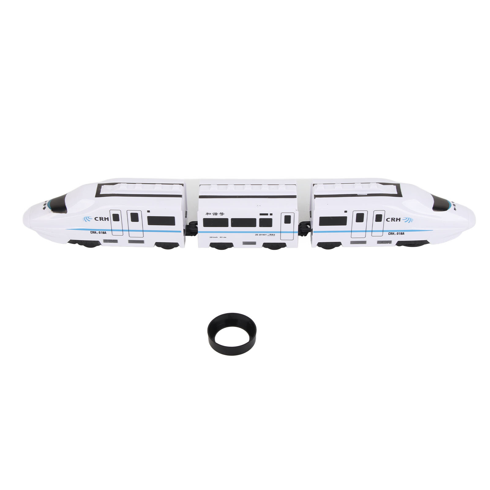 Детский игрушечный электропоезд на батарейках, имитация высокоскоростного железнодорожного поезда для занятий родителями и детьми