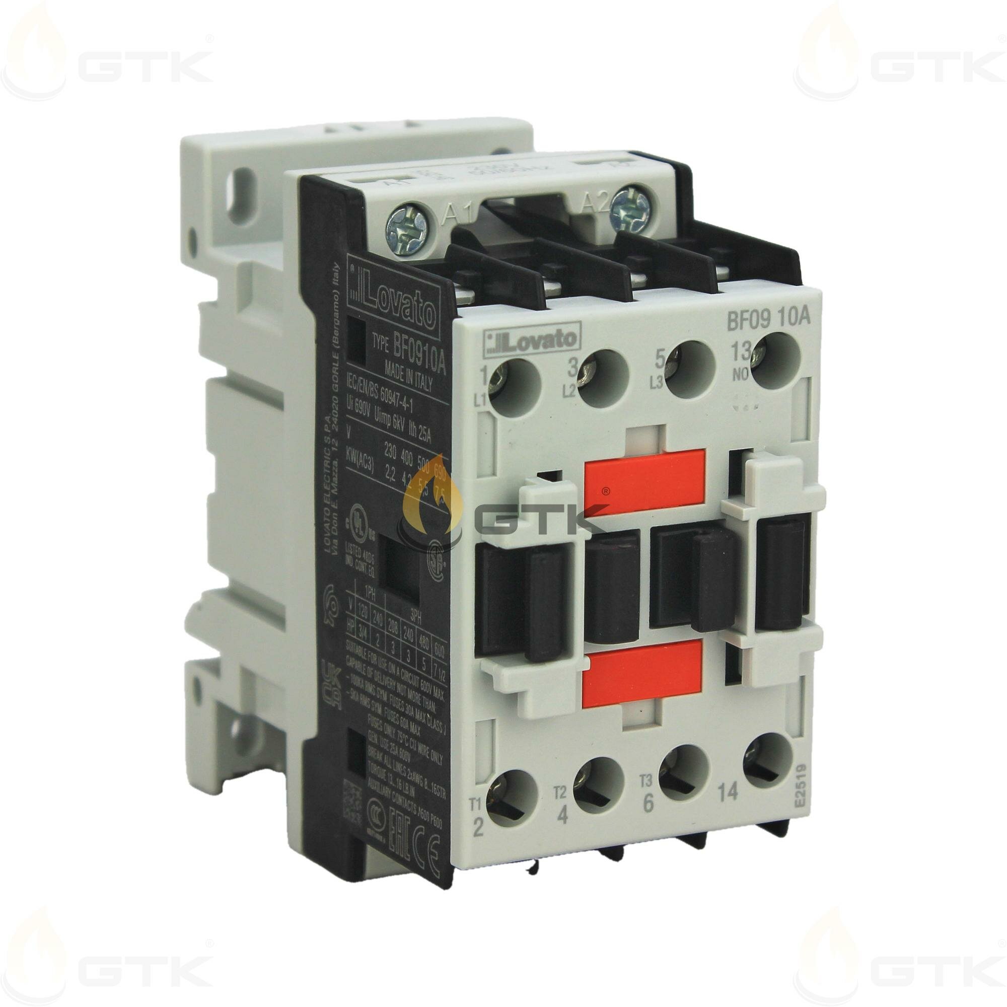 Миниконтактор Lovato BF09 10 A 230, BF0910A230