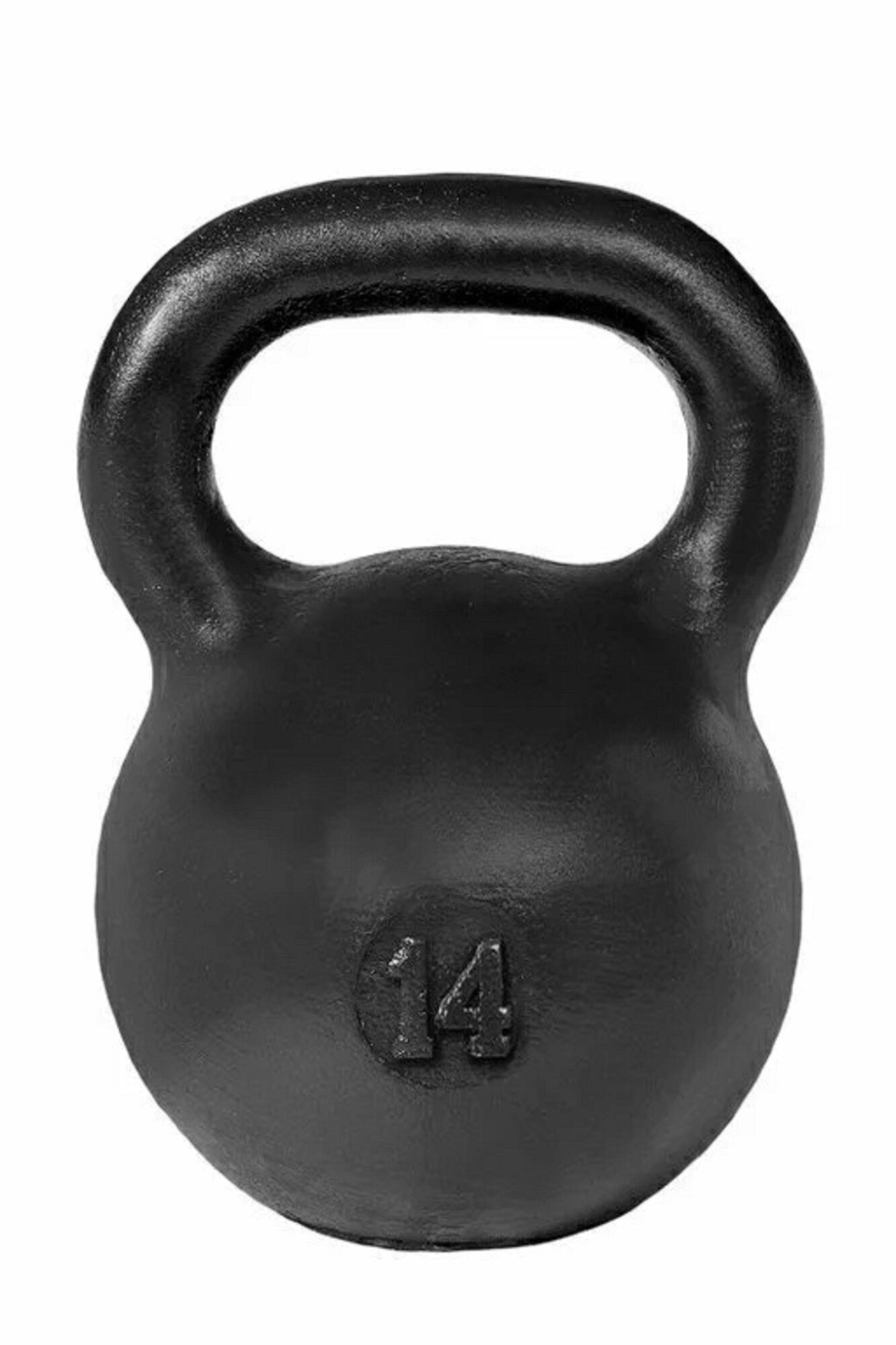 Гиря 14 кг Титан спортивная чугунная классическая, одноручная, засыпная