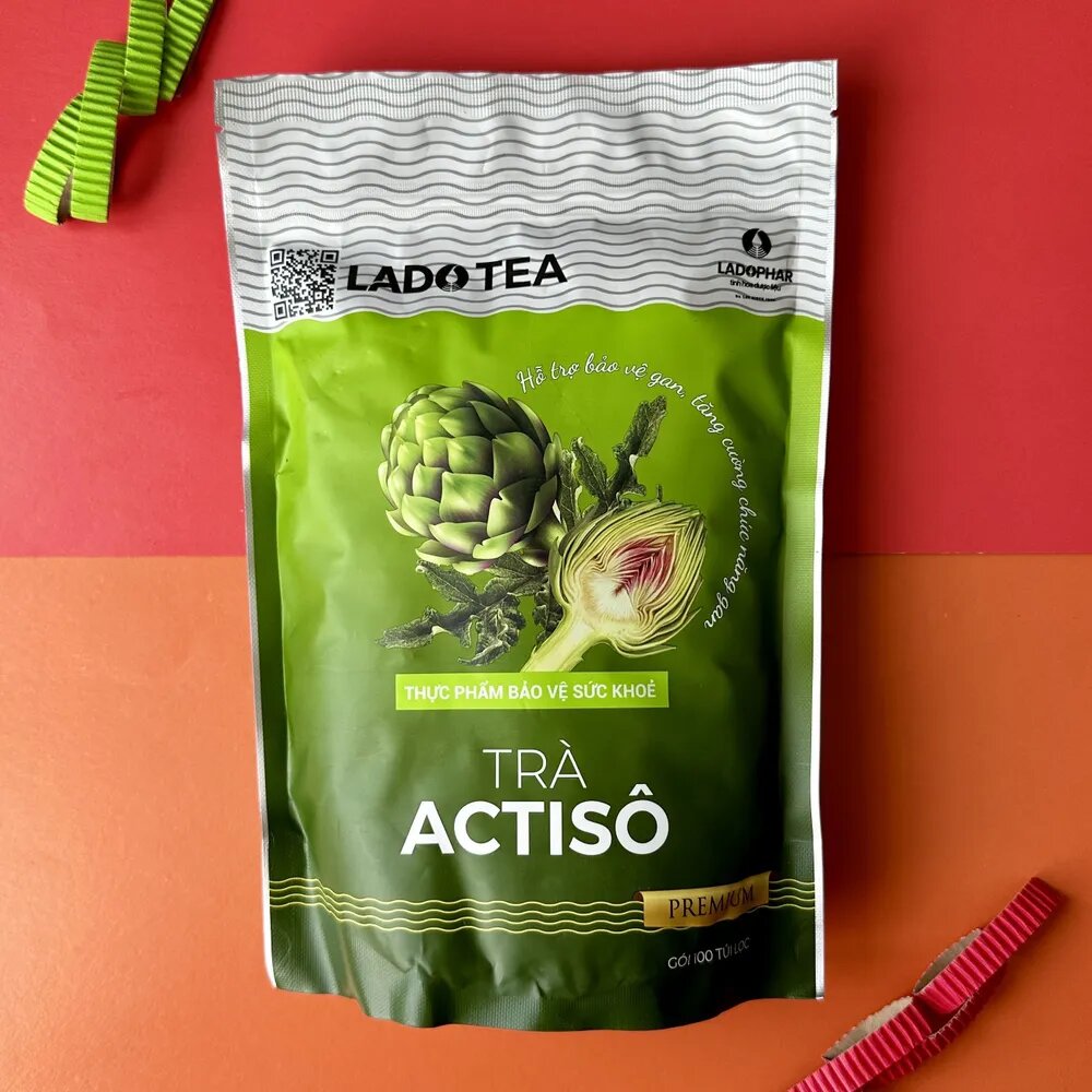 Зеленый чай Lado Tea "Actiso PREMIUM", для очищения организма, в пакетиках, 100 шт.