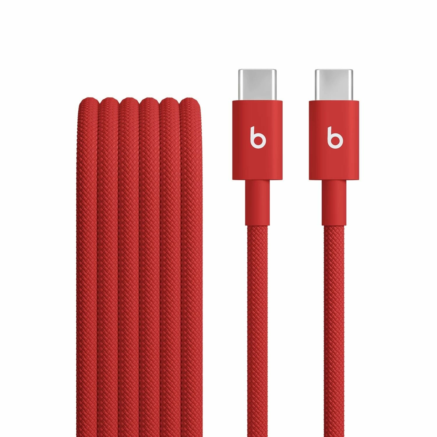 Beats USB-C to USB-C плетенный для подключения/зарядки/зарядки iPhone (1.5 м/5 футов)Без внешней упаковки