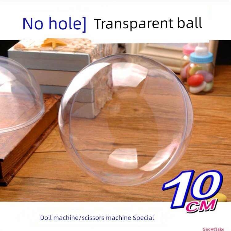 Полый акриловый шар без крепления, 4 см диаметр, 5 штук для рукодельных проектов