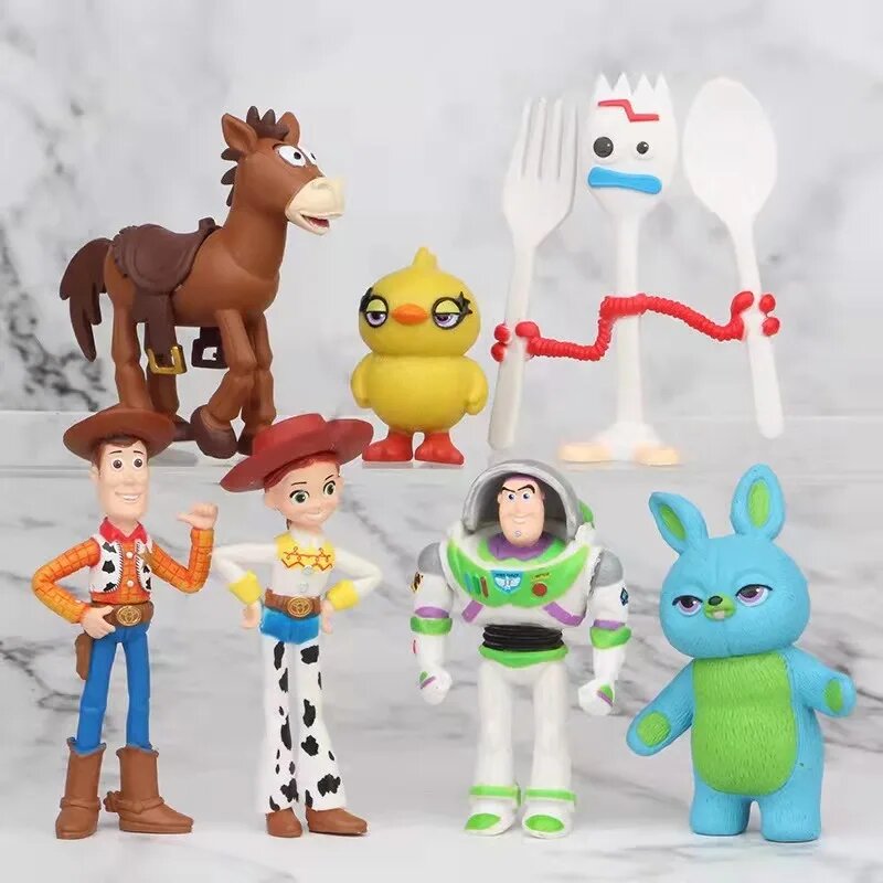 Фигурки Disney Toy Story 4 Bandai набор из 7 штук