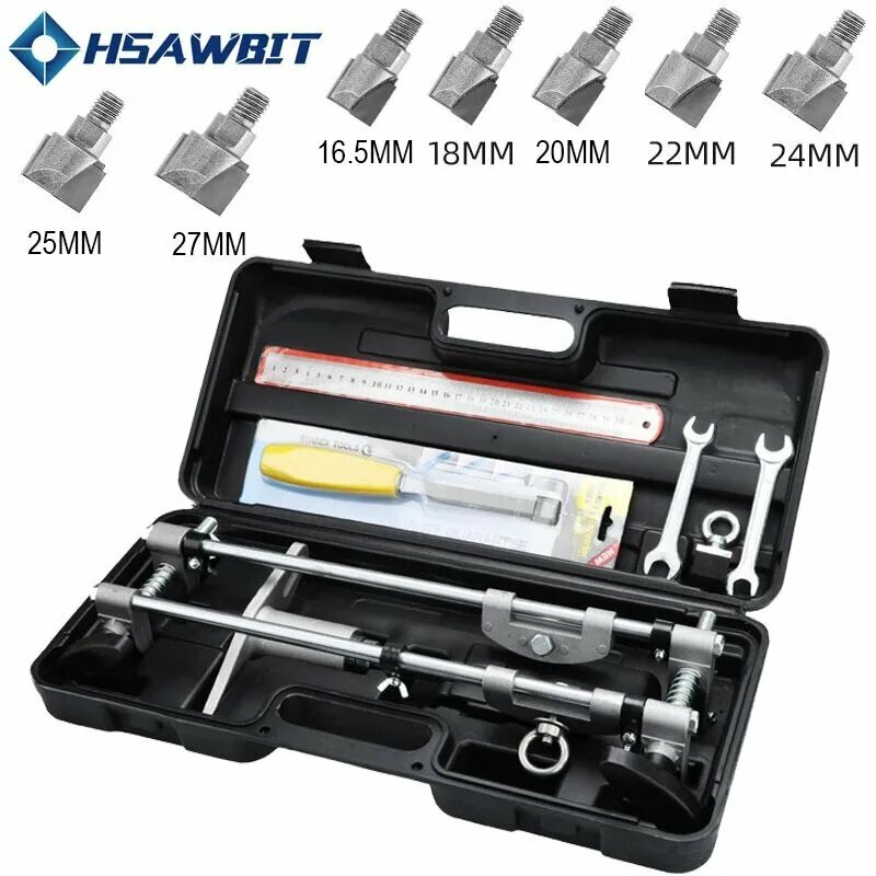 Шаблон для врезки дверных замков, ручек, личинок / Кондуктор для врезки дверных замков, с 7 лезвией