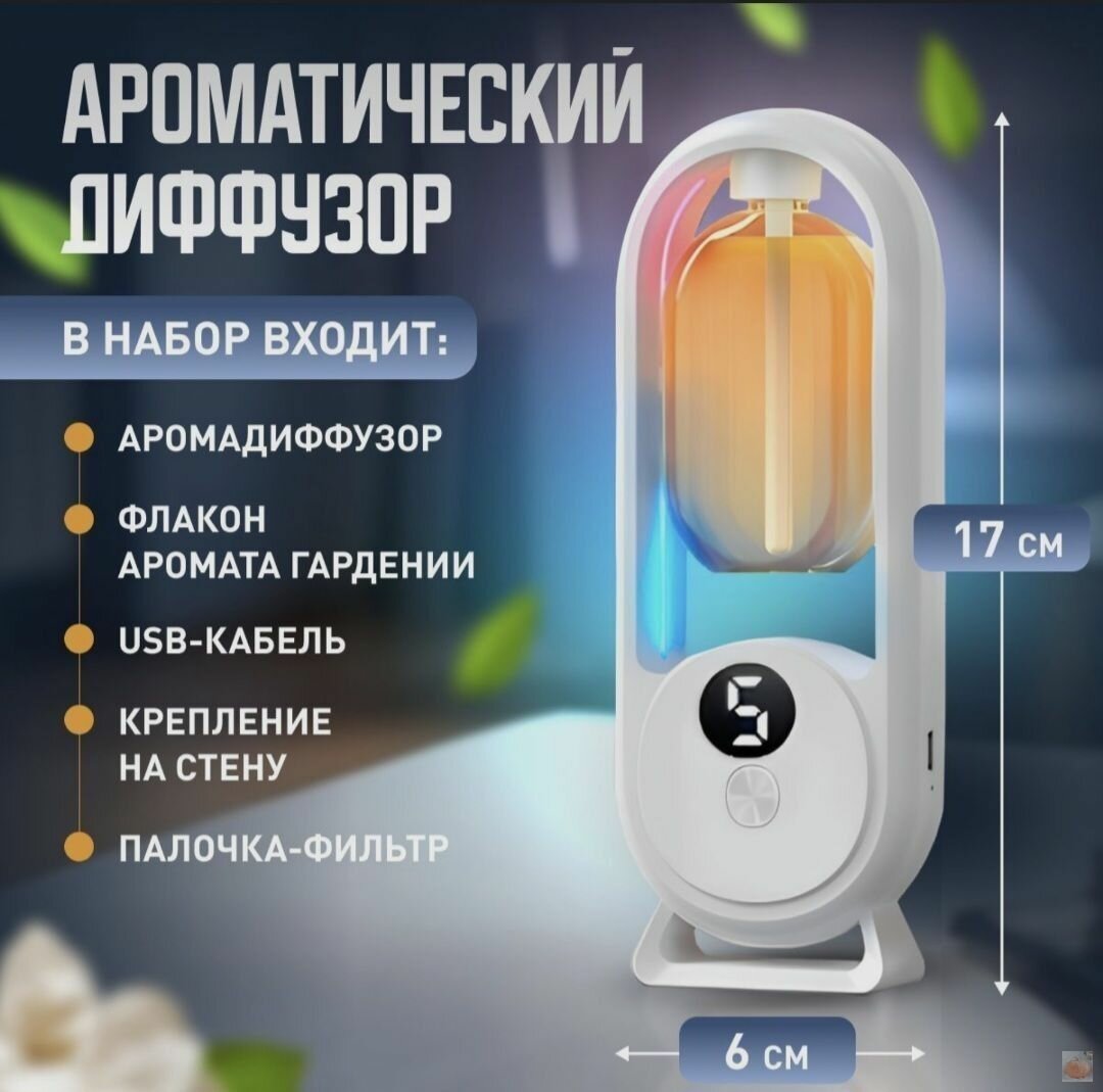 Освежитель воздуха автоматический, аромадиффузор, ароматизатор PW2 Pro