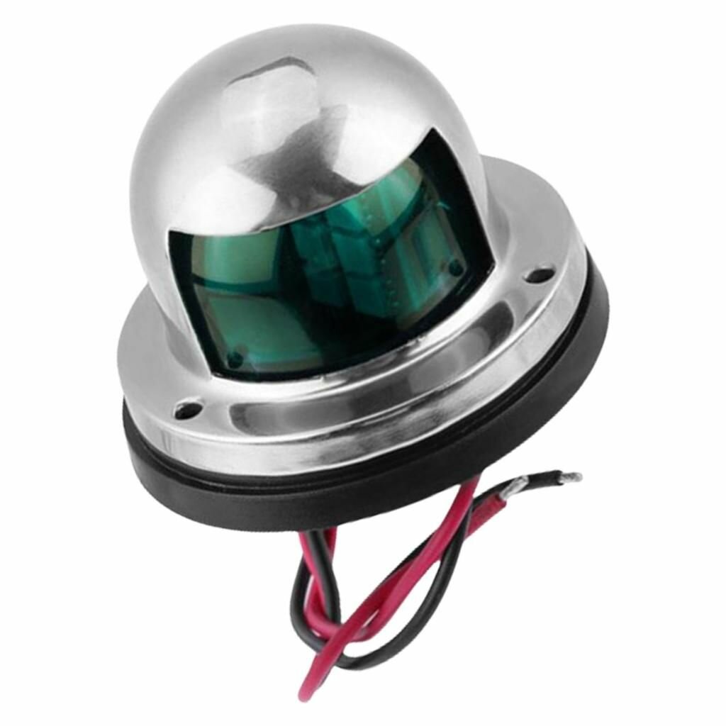 Прочие аксессуары и комплектующие для судов, Морской навигационный фонарь энергосберегающий сигнальный якорный 12 В постоянного тока водонепроницаемые аксессуары для морских яхт-зеленый