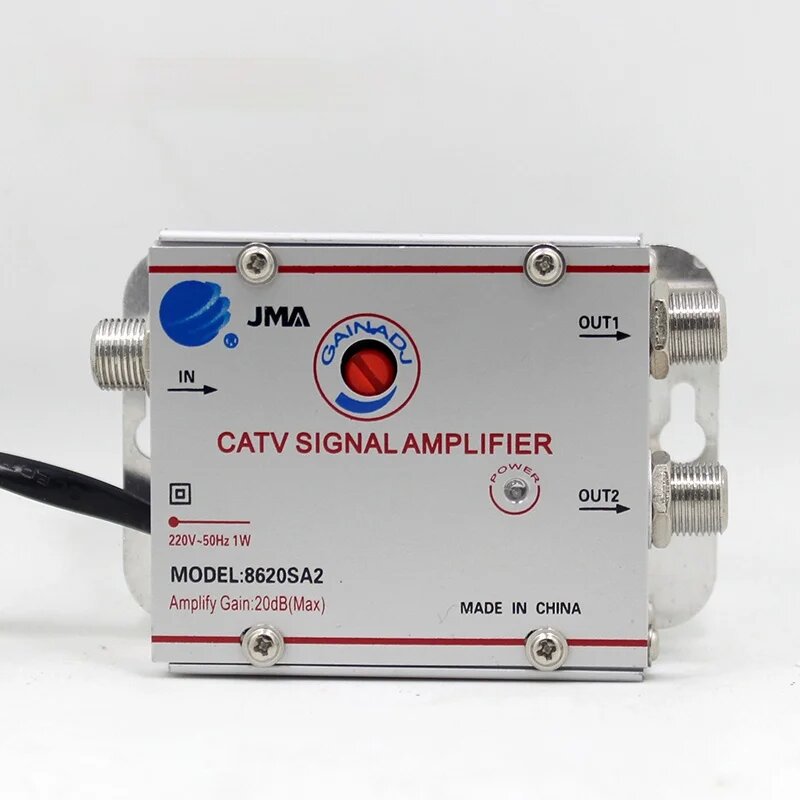 AC 220V 2 Way CATV кабель ТВ усилитель сигнала усилитель антенны Усилитель набор сплиттеров широкополосного домашнего ТВ оборудования 45Mhz до 860MHz