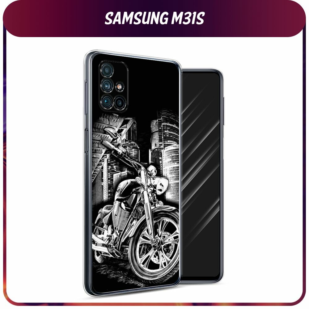 Чехол на Samsung Galaxy M31s / Самсунг Галакси M31s с принтом "Крутой байк"