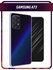 Чехол на Samsung Galaxy A73 / Самсунг Галакси А73 с принтом "Синий карбон"