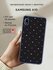 Чехол на Samsung Galaxy A10 / Самсунг Галакси А10 с принтом "Черный фон и сердеч...