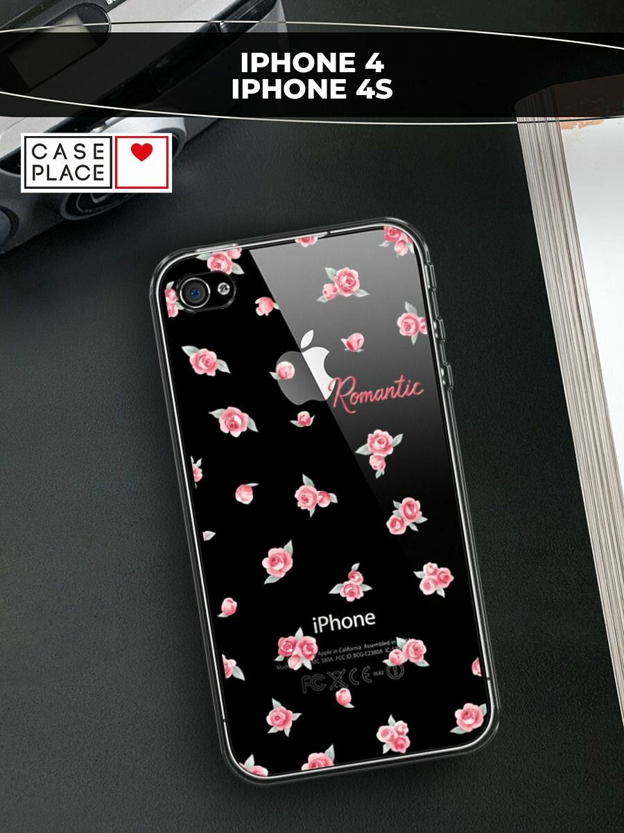 Чехол на Apple iPhone 4/4S / Айфон 4/4S с принтом "Romantic 3"