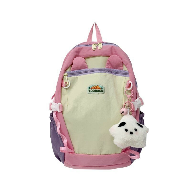 Trendy backpack kids brand pattern geometric cartoon style for daily use
