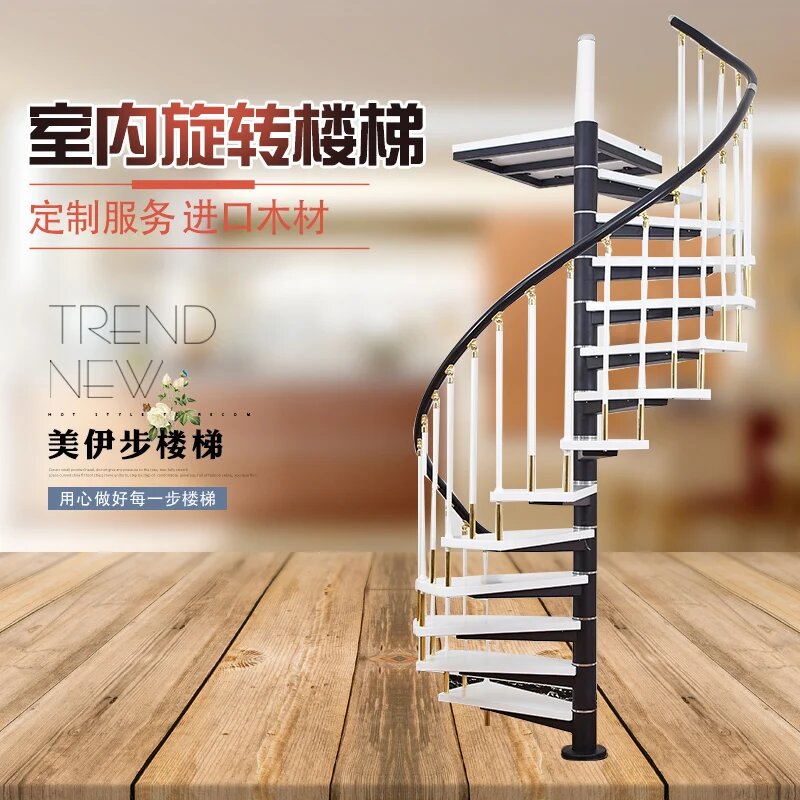 Стальная спиральная лестница Deluxe 40mm