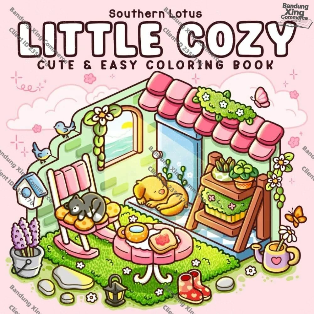 Раскраска антистресс для взрослых и подростков Coco Wyo -LITTLE COZY
