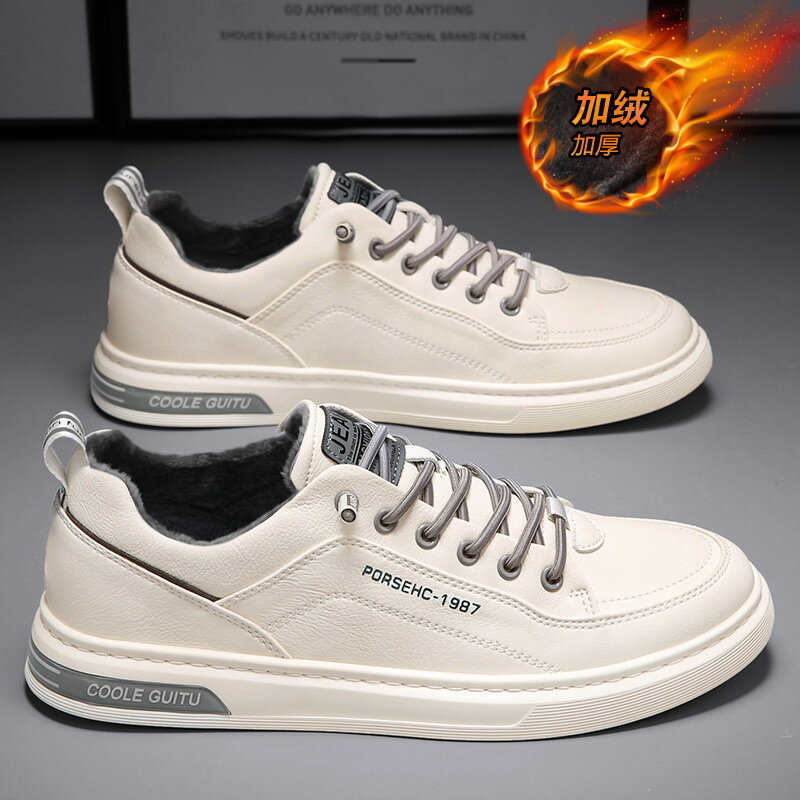 LUO Кеды Мужчины Лето Стильные Антискользящие Ткань/Beige